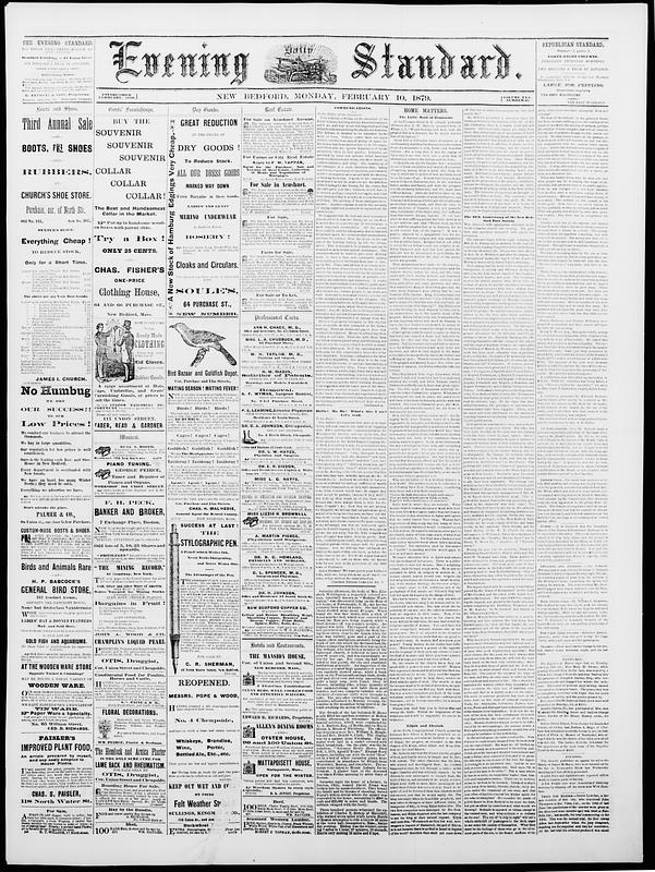 Evening Standard. February 10, 1879 - Digital Commonwealth