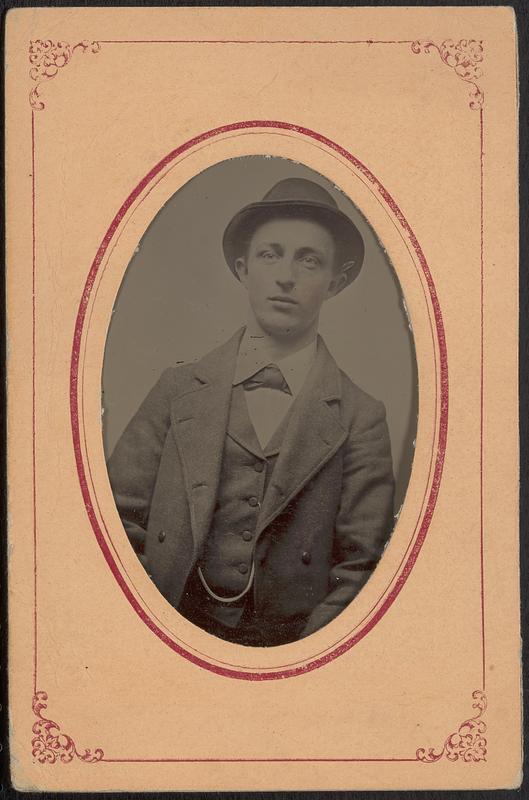 Portrait photograph of Frank Poole - Digital Commonwealth