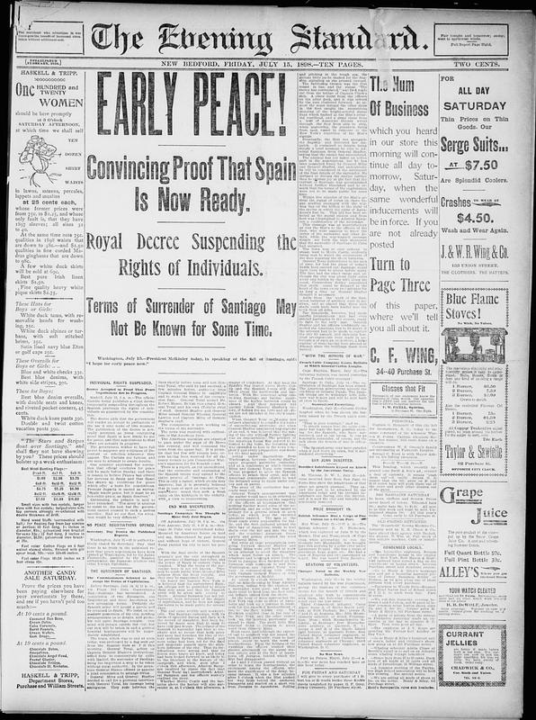 Evening Standard. July 15, 1898 - Digital Commonwealth