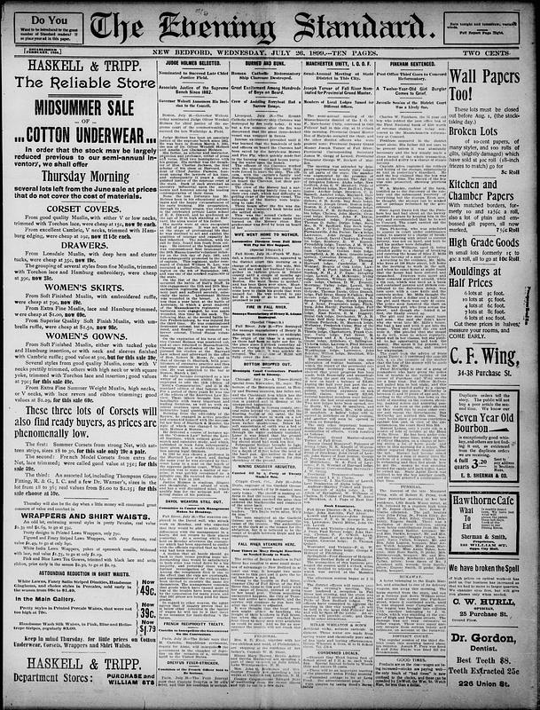 Evening Standard. July 26, 1899 - Digital Commonwealth