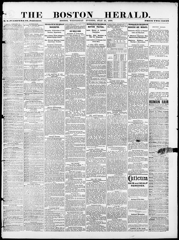 The Boston Herald. July 21, 1880 - Digital Commonwealth