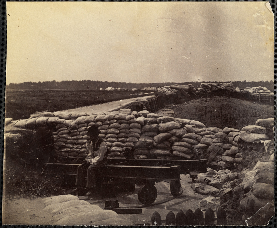 Confederate fortifications at Yorktown - Digital Commonwealth