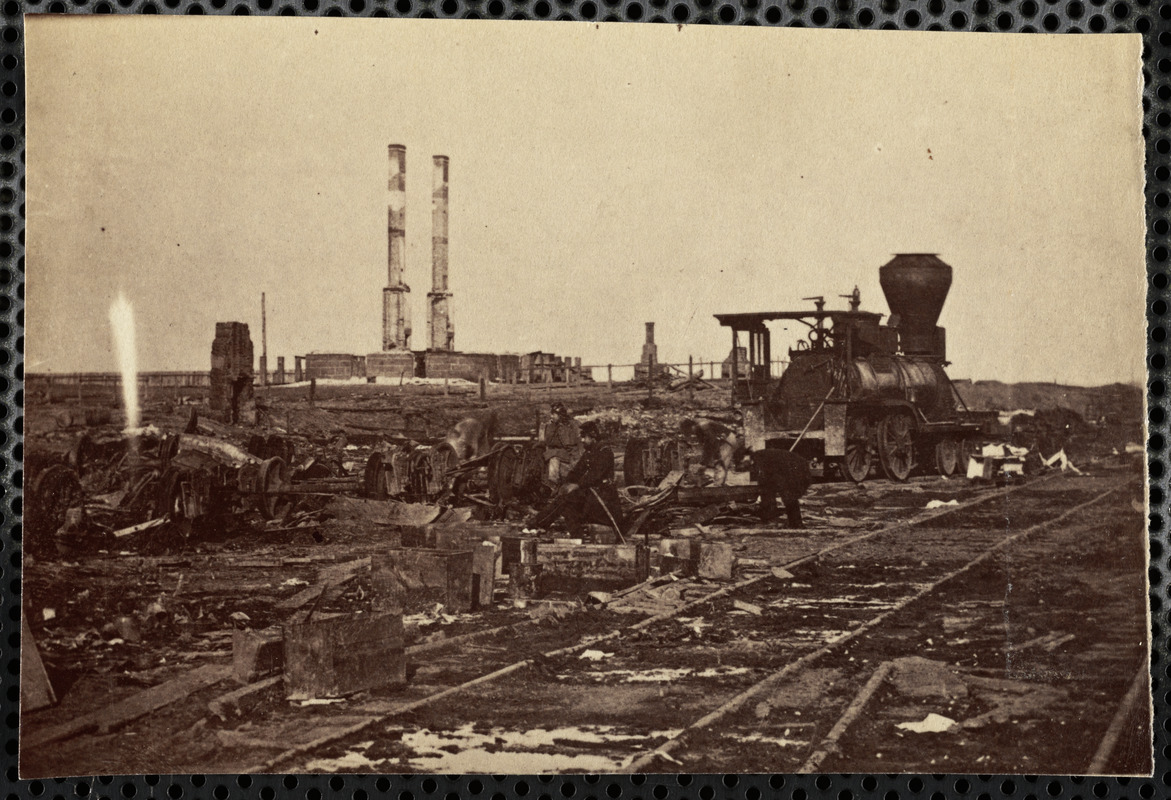 Ruins at Manassas Junction Ga[?] - Digital Commonwealth