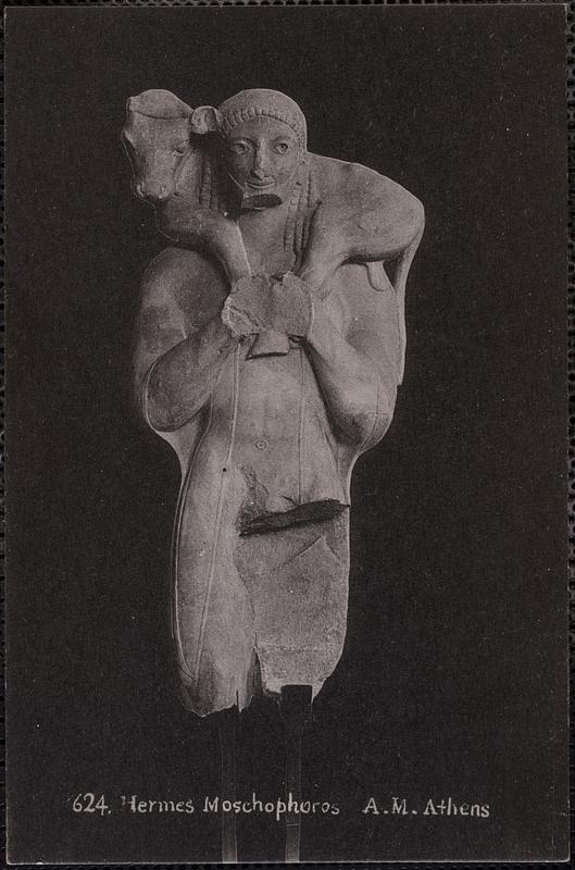 624. Hermes Moschophoros A.M. Athens - Digital Commonwealth