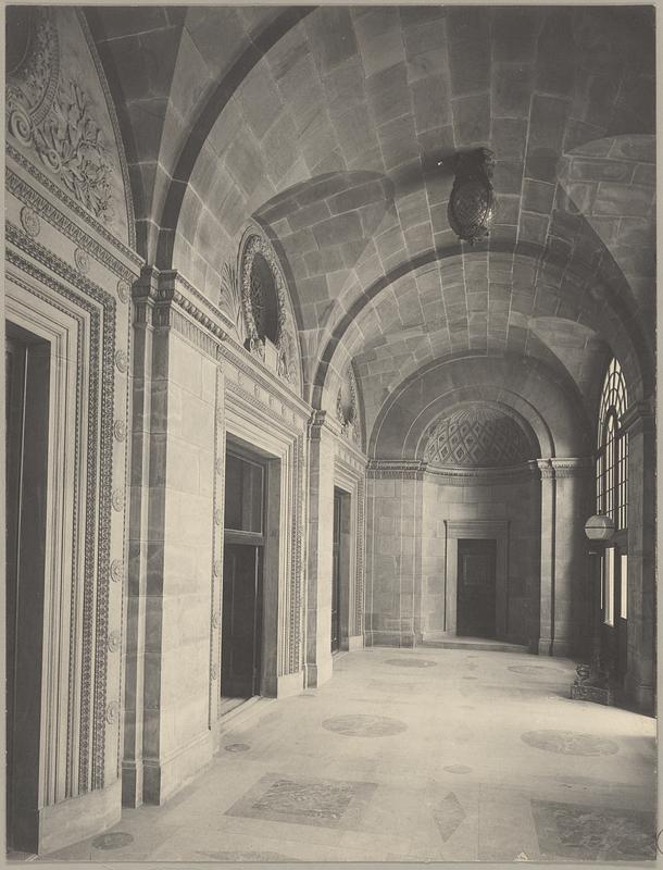 Boston Public Library, vestibule - Digital Commonwealth