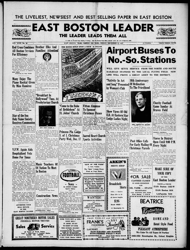 East Boston Leader, December 12, 1947 - Digital Commonwealth