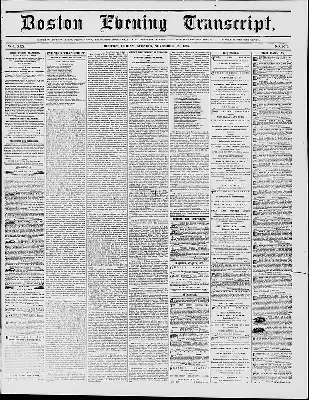Boston Evening Transcript - Digital Commonwealth