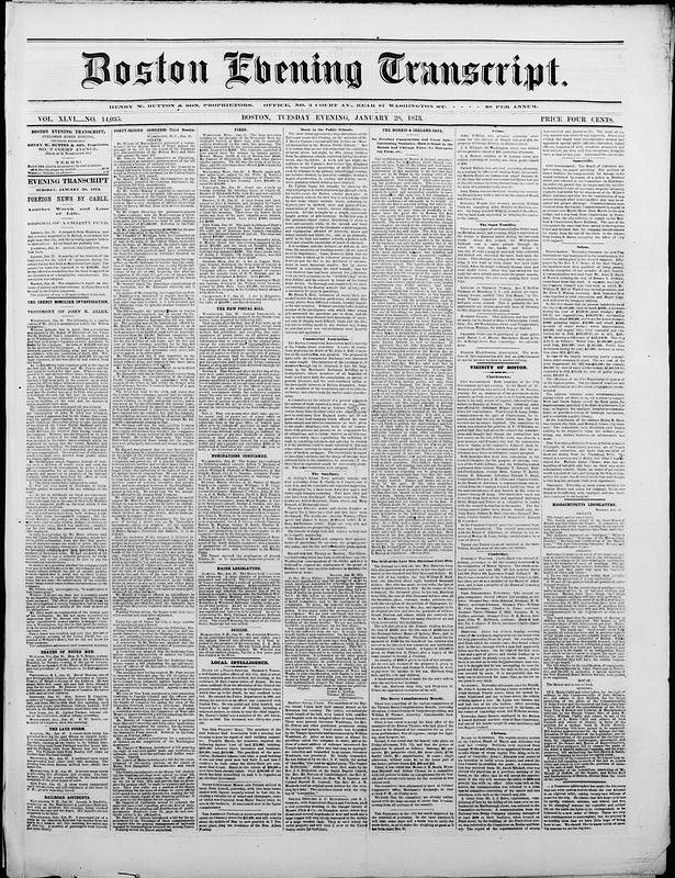 Boston Evening Transcript - Digital Commonwealth