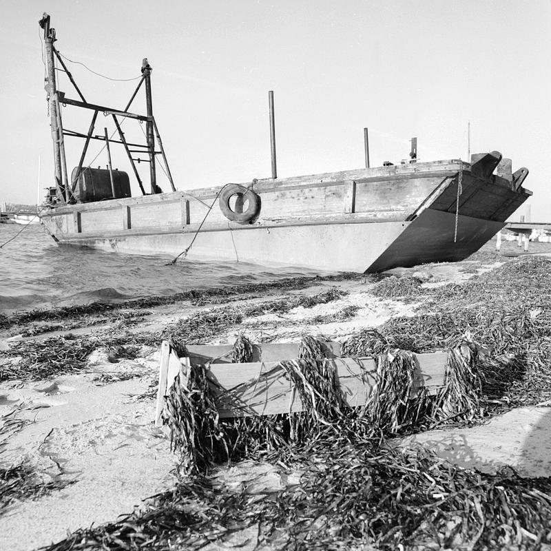 Barge Washed Ashore - Digital Commonwealth