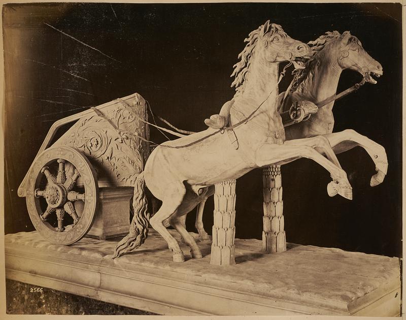 The two-horse chariot, Vatican Museums - Digital Commonwealth