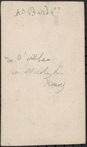 Mr Burda? de l'album de Nocolas L. Benois - Digital Commonwealth