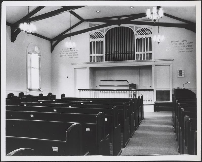 Christian Science Church, sanctuary, N. Main & Highland Sts. - Digital ...