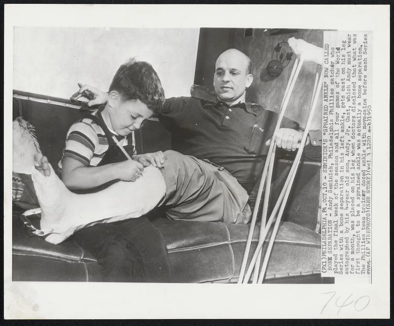 Seminick's "Sprained Ankle" Now Called Bone Separation- Andy Seminick ...