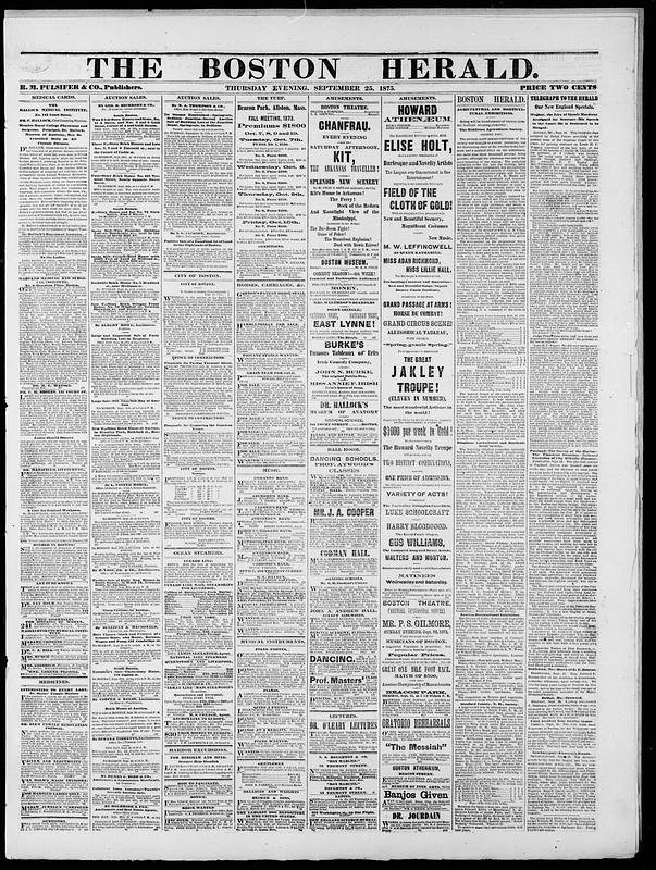 The Boston Herald. September 25, 1873 - Digital Commonwealth