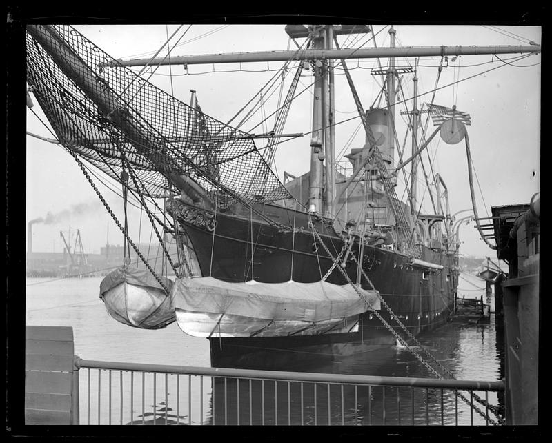 Ship - Cutter docked? - Digital Commonwealth