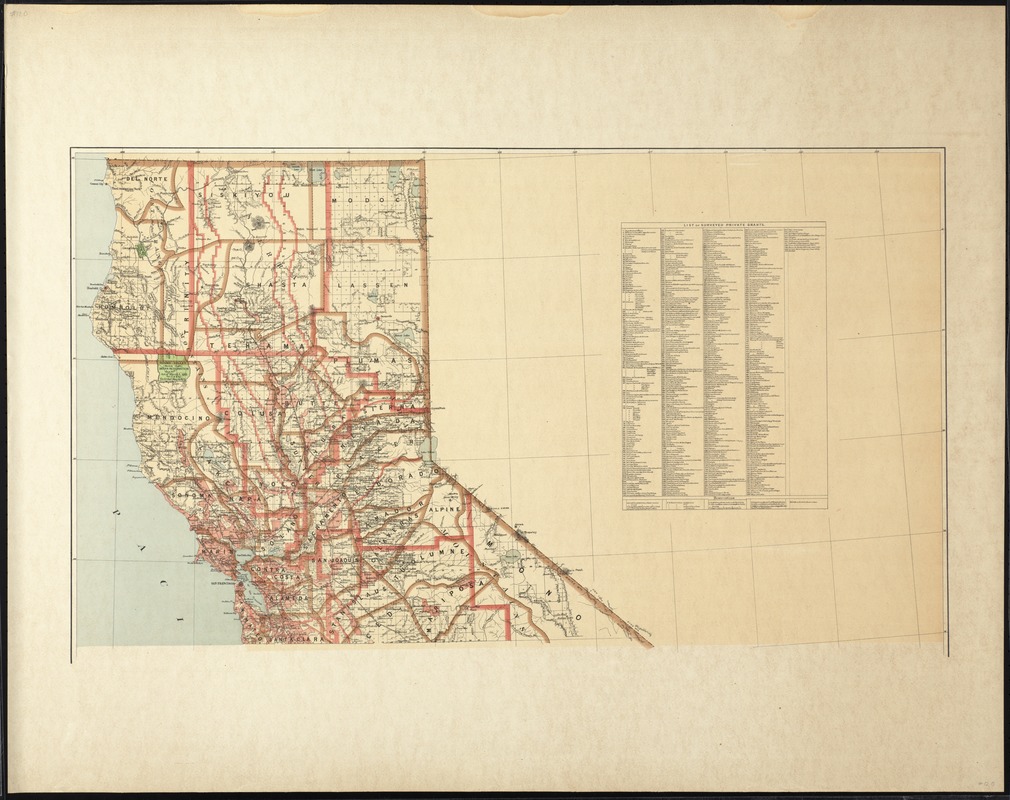 State of California, Nothern half - Digital Commonwealth