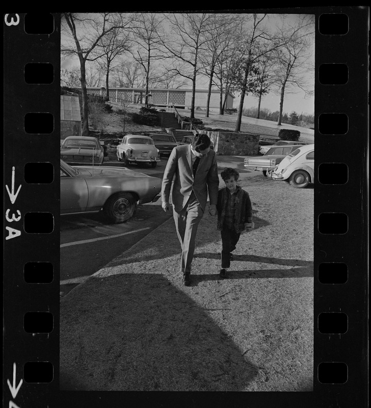 Brandeis University President Morris Abram and his son Joshua - Digital ...