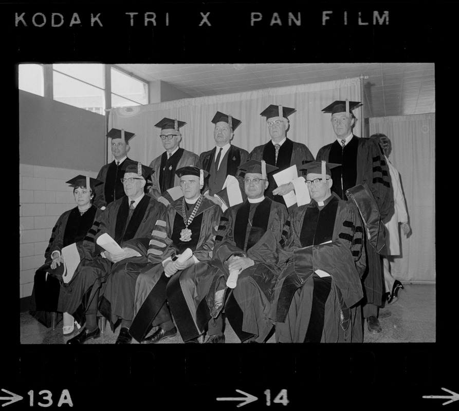 Group photo of honorary degree recipients at Boston College ...
