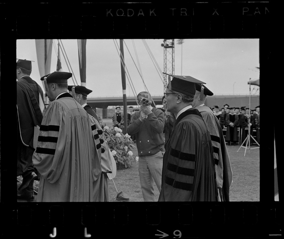 Procession during Boston University commencement - Digital Commonwealth