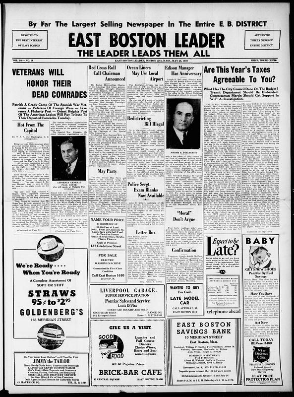 East Boston Leader. May 26, 1939 - Digital Commonwealth
