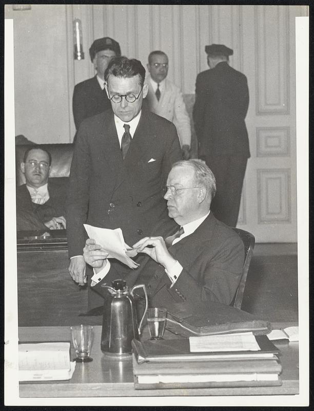 George R. Farnum, special counsel for the Boston finance commission ...