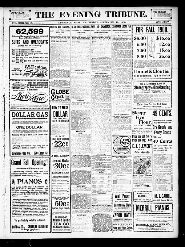 The Evening Tribune. September 19, 1900 - Digital Commonwealth