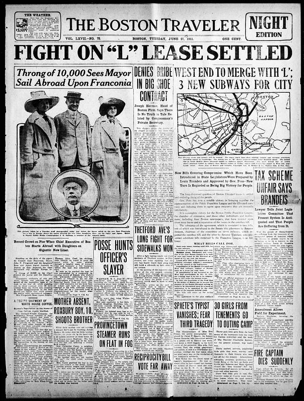 The Boston Traveler. June 27, 1911 - Digital Commonwealth