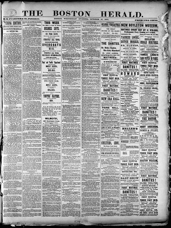 The Boston Herald. October 17, 1877 - Digital Commonwealth