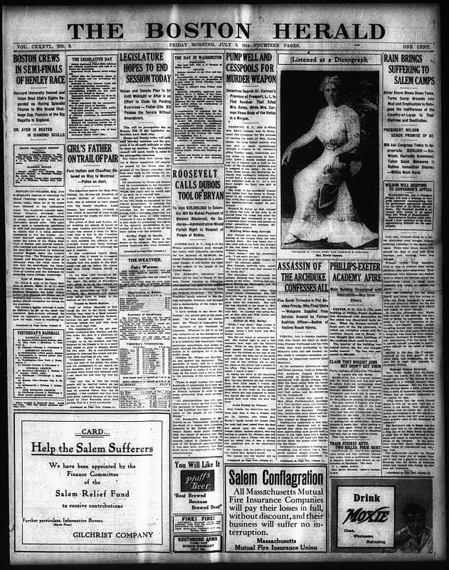 The Boston Herald. July 03, 1914 - Digital Commonwealth