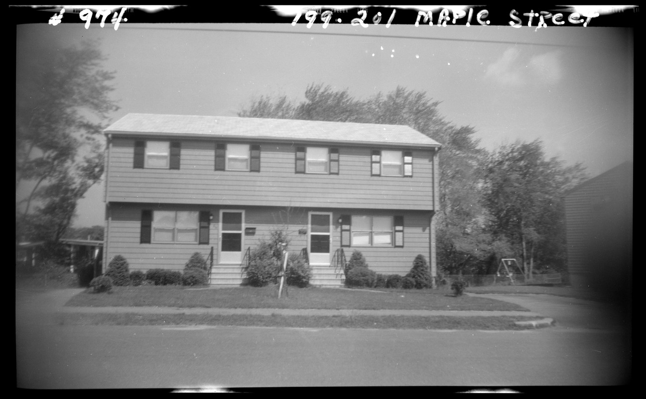 199-201 Maple St - Digital Commonwealth