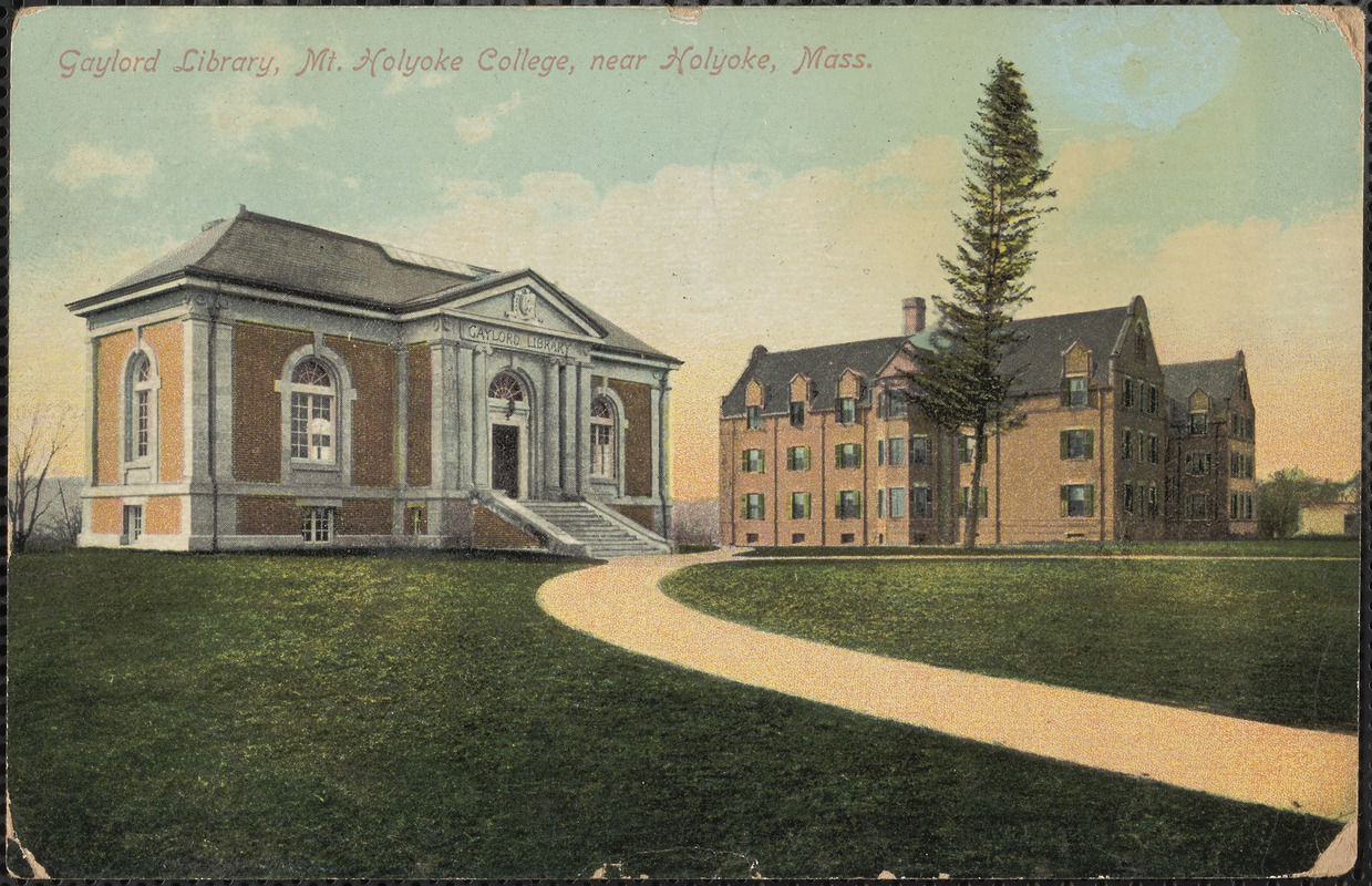 Gaylord Library, Mt. Holyoke College, near Holyoke, Mass. - Digital ...