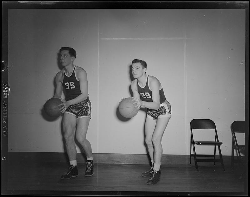 Basketball 1941, shooting their shot - Digital Commonwealth