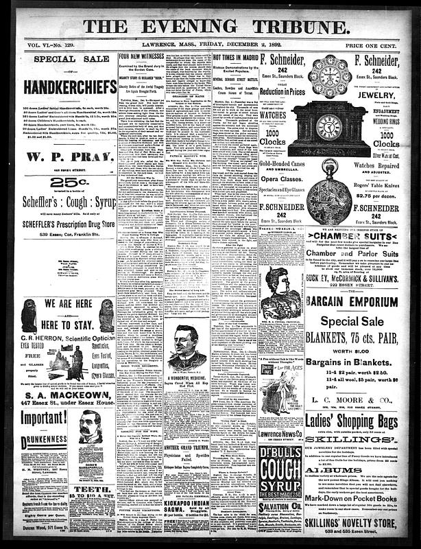 The Evening Tribune. December 02, 1892 - Digital Commonwealth