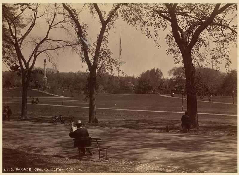 Parade ground, Boston Common - Digital Commonwealth