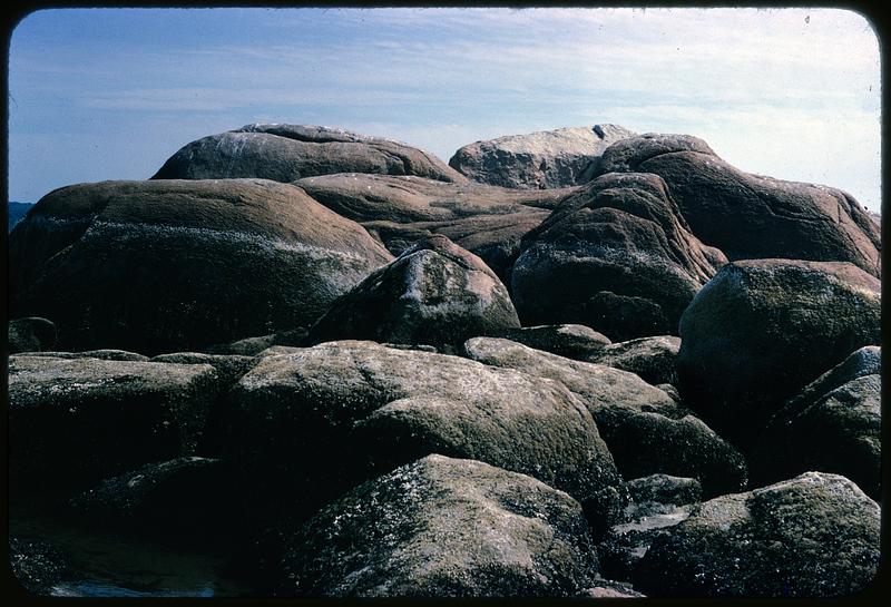 Group of large rocks - Digital Commonwealth