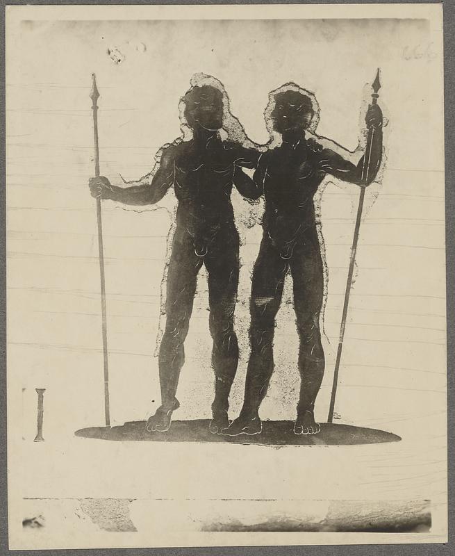 Gemini, located in McKim Bldg. vestibule, designed by George Maynard ...