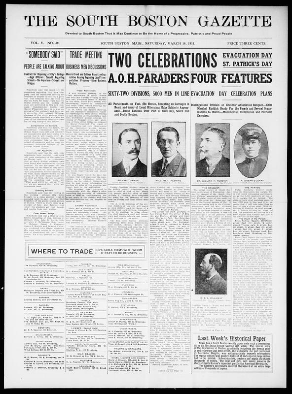 South Boston Gazette, March 18, 1911 - Digital Commonwealth