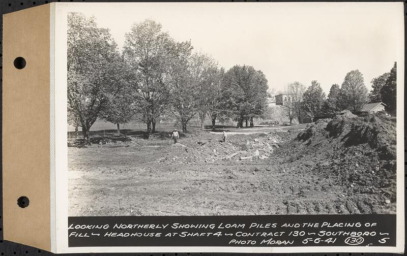Contract No. 130, Grading, Loaming, and Grassing Vicinity of Shaft 4 ...