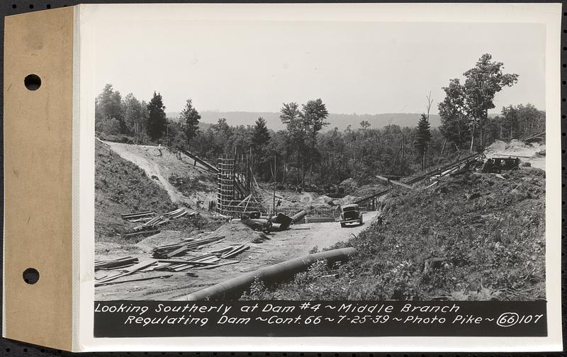 Contract No. 66, Regulating Dams, Middle Branch (New Salem), and East ...