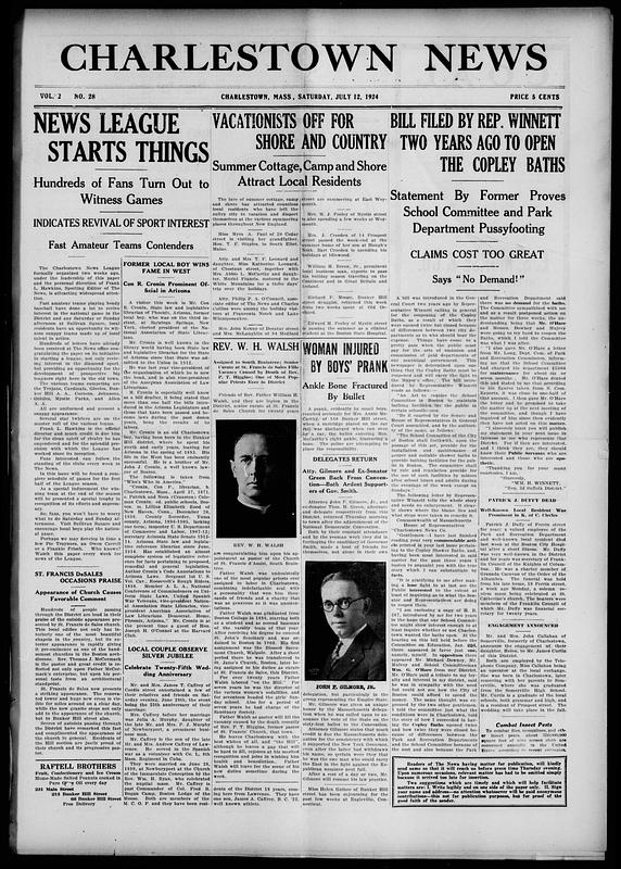 The Charlestown News. July 12, 1924 - Digital Commonwealth