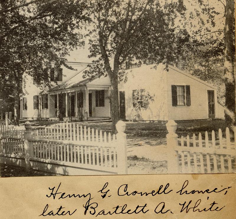 Henry G. Crowell house, later home of Bartlet A. White, 28 Pleasant St ...