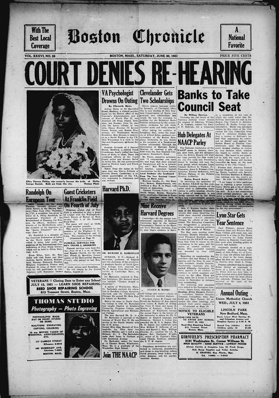 Boston Chronicle. June 30, 1951 - Digital Commonwealth