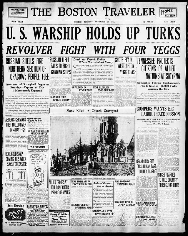 The Boston Traveler. November 17, 1914 - Digital Commonwealth