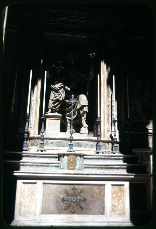 Sculpture of Jesus and St. Joseph, Pantheon, Rome, Italy - Digital ...