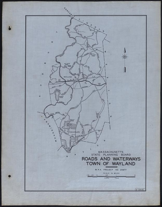 Roads and Waterways Town of Wayland - Digital Commonwealth