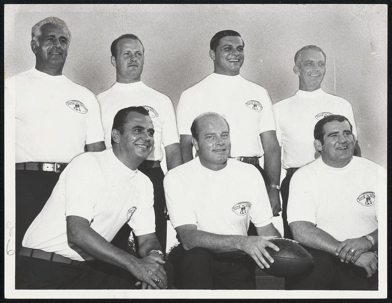 Pats Bosses - Virtually new coaching staff of Boston Patriots lines up ...