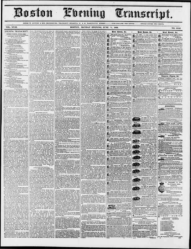 Boston Evening Transcript - Digital Commonwealth