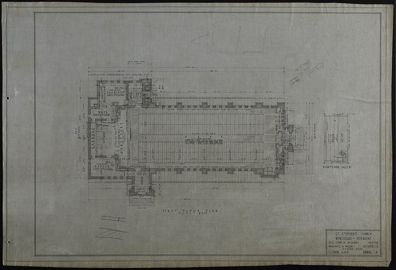First floor plan - Digital Commonwealth
