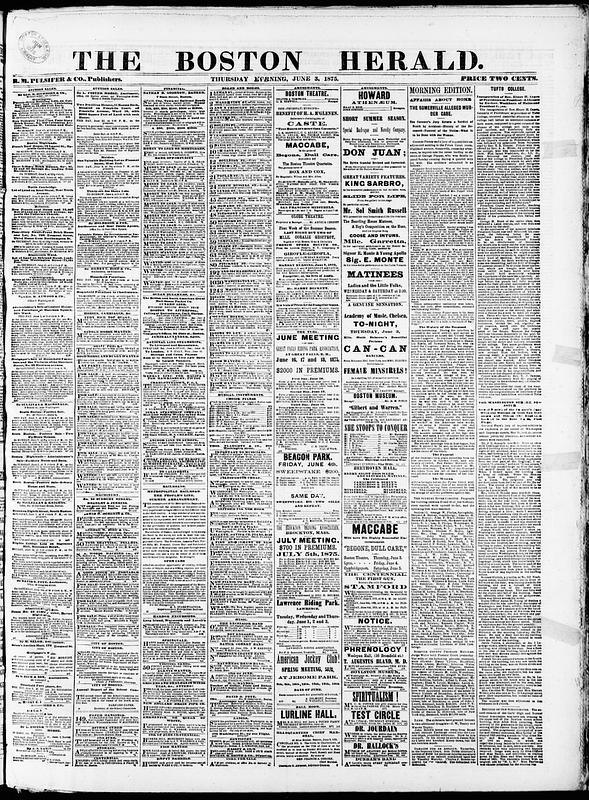 The Boston Herald. June 03, 1875 - Digital Commonwealth