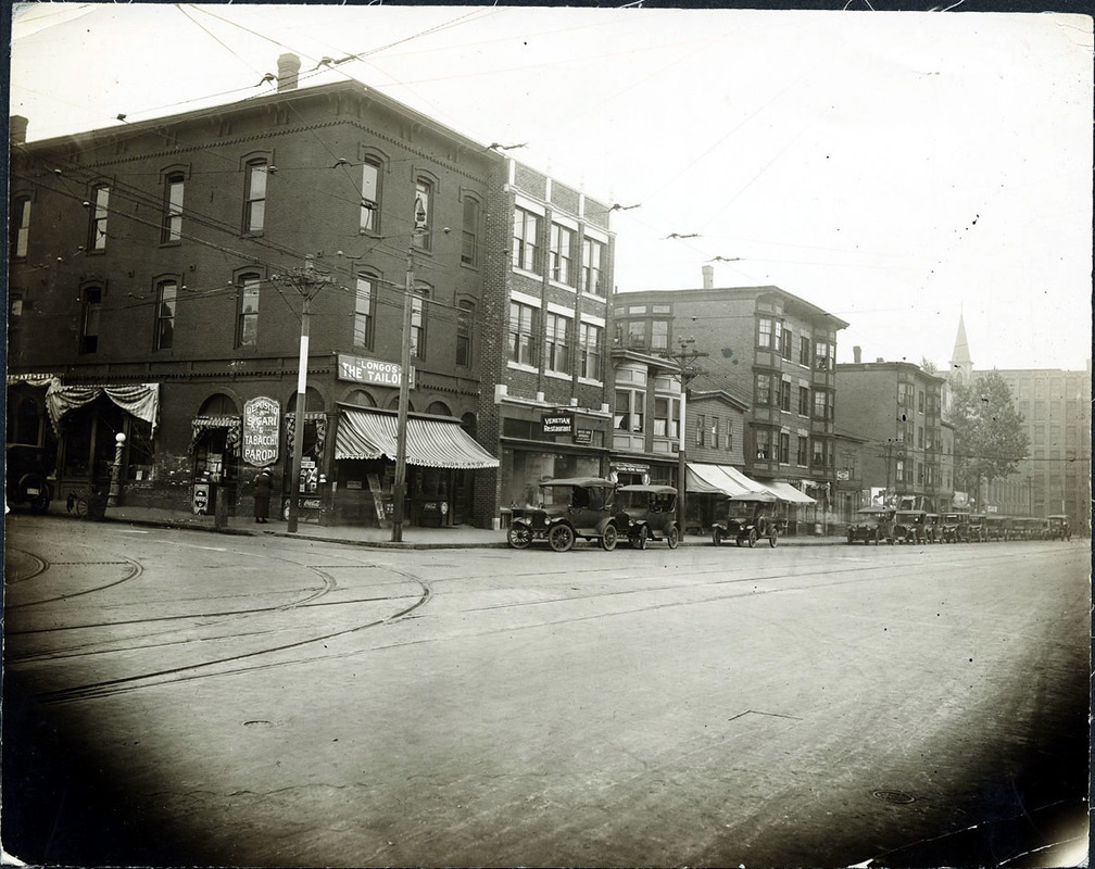 Essex St., north side from Newbury St.; Longo's, The Tailor; Venetian ...